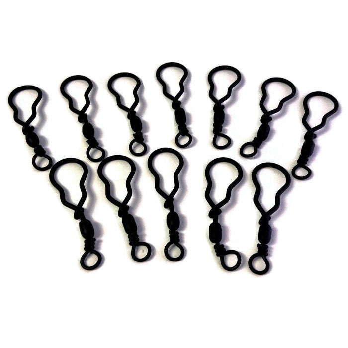 H&H Gang Rig Black-Plated Swivels– H&H Lure Company